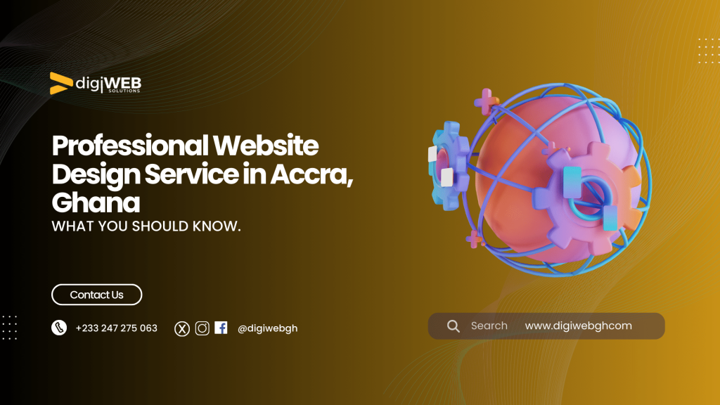 Professional Website Design In Accra, Ghana
